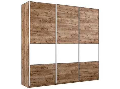 Шкаф купе Прайм Премиум 3 х дверный фасад дсп стекло белое Серебряный профиль Крафт табачный