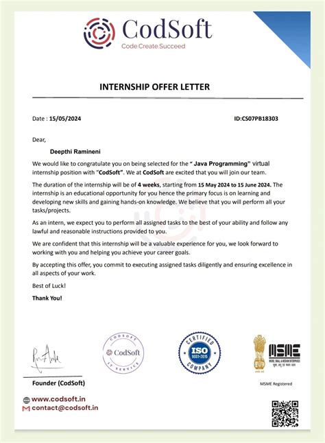 Deepthi Ramineni On Linkedin Internship Java Codsoft