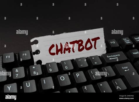Conceptual Caption Chatbot Concept Meaning A Kind Of Computer Program That Simulates Human