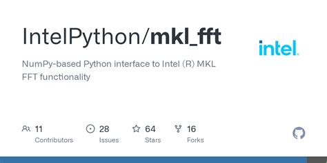 Github Intelpythonmklfft Numpy Based Python Interface To Intel R