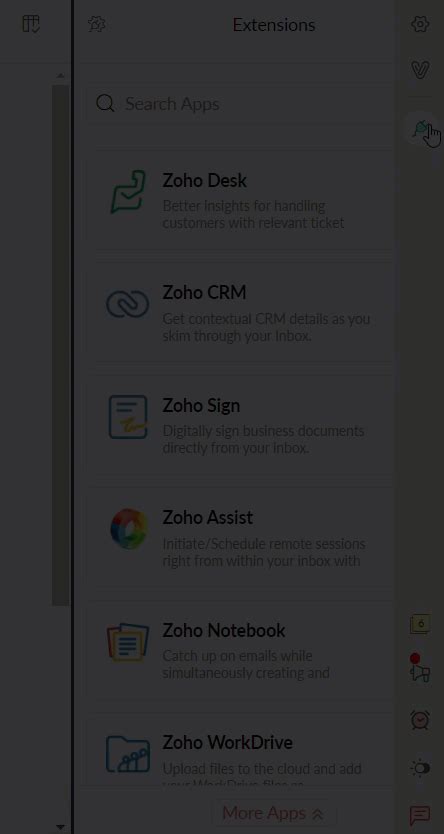 Zoho Email Plugin Crosspilot