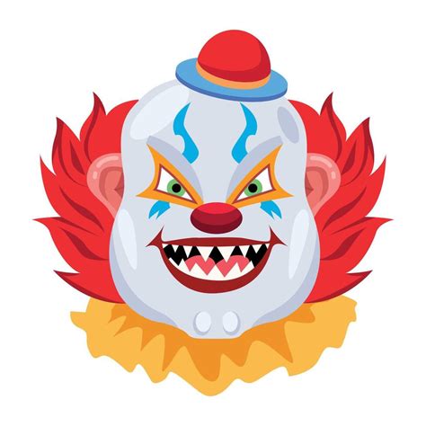 Basic Rgbclown Evil Character Icon In Flat Style 47297714 Vector Art At