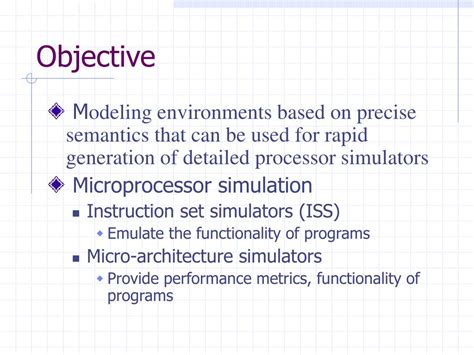 Ppt Flexible And Formal Modeling Of Microprocessors With Application To Retargetable