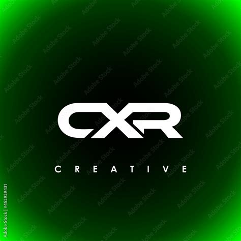 Cxr Letter Initial Logo Design Template Vector Illustration Stock Vector Adobe Stock