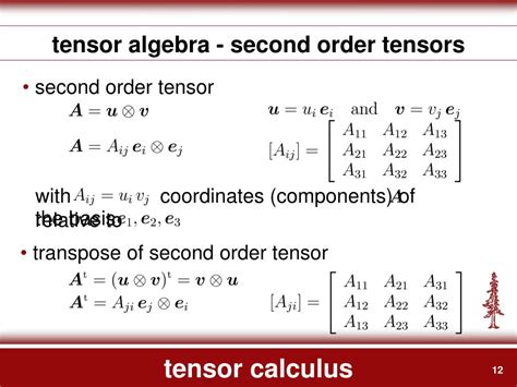 Ppt 02 Tensor Calculus Powerpoint Presentation Free Download Id3038702