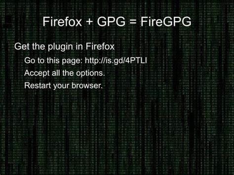 Installing Gpg Ppt
