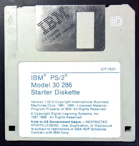 Ibm Ps 2 Model 30 286 Starter Diskette International Business Machines Free Download Borrow
