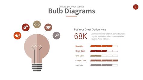 Graphic Of Light Bulb With Icons Google Slide Theme And Powerpoint Template Slidedocs