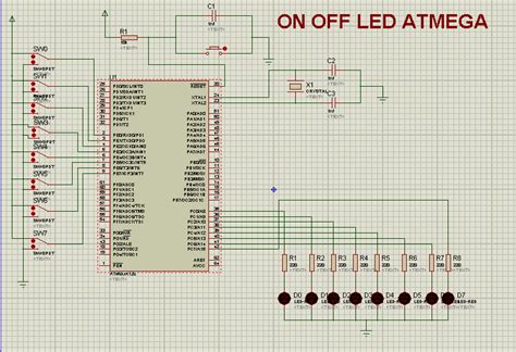 LED Atmega Blog Presentasi