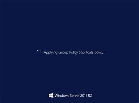 azure windows vm startup is stuck on applying group policy shortcuts