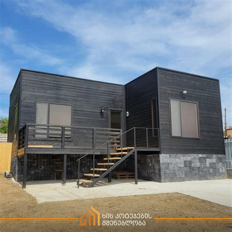 ხის კოტეჯების მშენებლობა Baruli Ge ხის სახლები