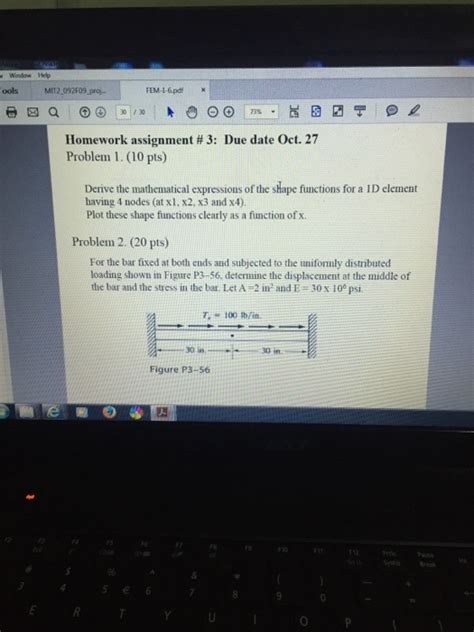 solved derive the mathematical expressions of the shape