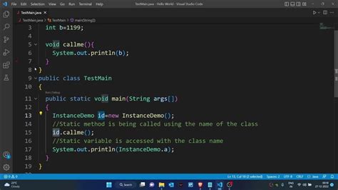 Understanding Static Vs Instance Members In Java Comparing Key