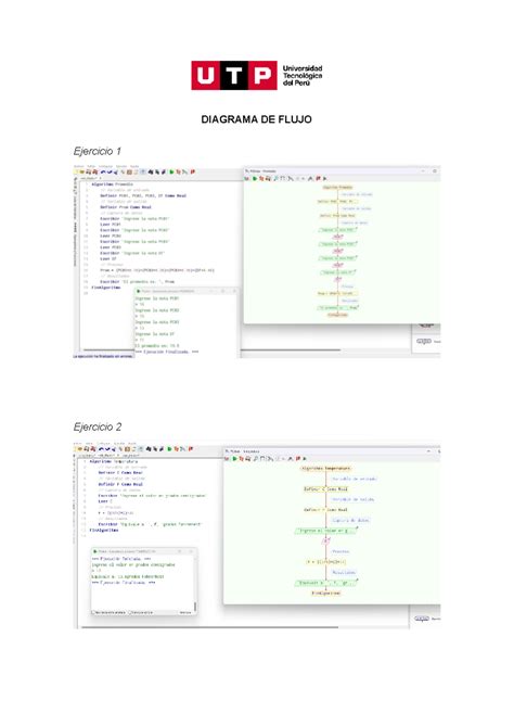 Tarea 2 De Algoritmo Principios De Algoritmos DIAGRAMA DE FLUJO