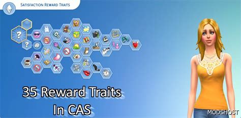 35 Satisfaction Reward Traits In Cas Sims 4 Sims 4 Free Mods Sims 4 Traits Sims 4 Cas Mods