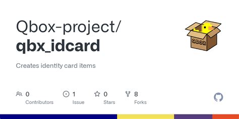 GitHub Qbox Project Qbx Idcard Creates Identity Card Items