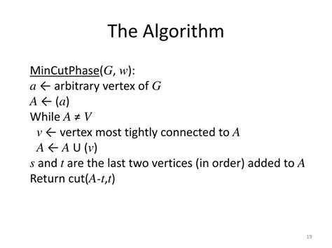 Ppt A Simple Min Cut Algorithm Powerpoint Presentation Free Download