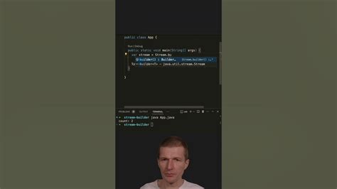 Streambuilder A Builder Design Pattern In Java Java Shorts Youtube
