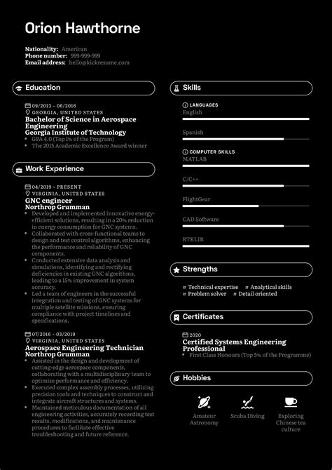 Gnc Engineer Resume Sample Kickresume