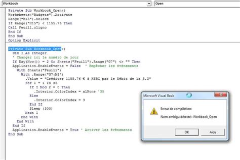 Erreur De Compilation