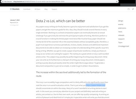Blog Entries Don T Seem Legitimate Issue Adobe Brackets GitHub