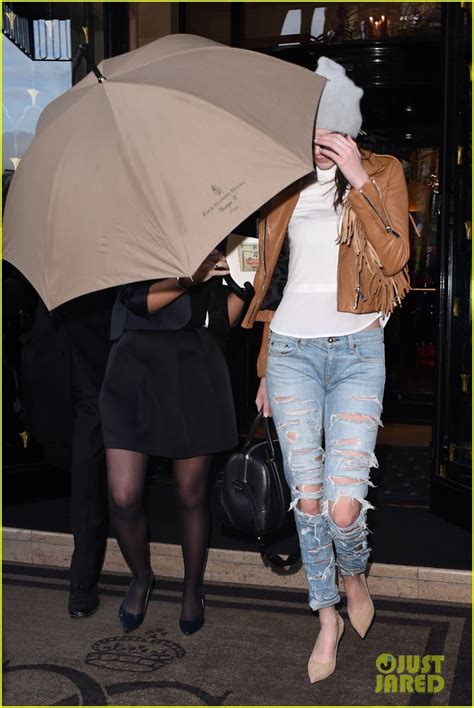 Kendall Jenner Mom Kris Jet Out Of Paris After Nipple Baring Fashion Show Photo