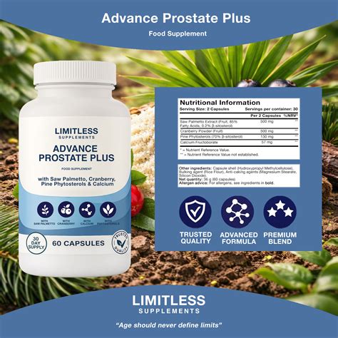 Advance Prostate Plus Prostate Formula Limitless Supplements