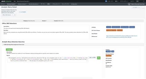 Splunk Security Essentials に含まれている検知ルールにどんなものがあるが確認してみる K2 Ornata（個人的