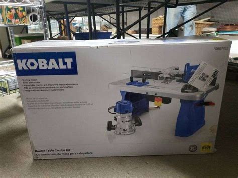 Kobalt Router Table Combo Kit 12 Amp Motor Trice Auctions