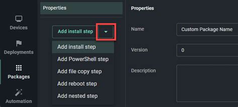 Custom Packages Pdq Connect Help Center