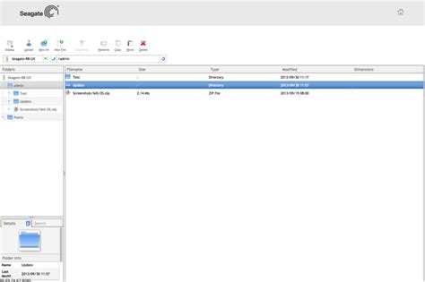 NAS OS ADMINISTRATION NAS OS ADMINISTRATION FILE BROWSER Seagate US