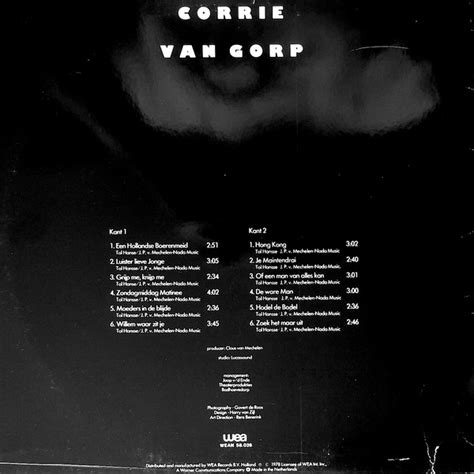 Corrie Van Gorp Corrie Van Gorp Lp Album Akerrecordsnl