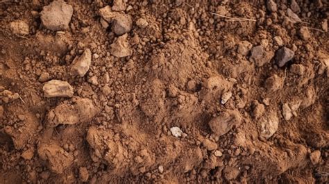Natural Earthy Texture Utilizing Soil As A Background Desert Texture