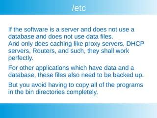 Linux Course Fhs File Hierarchy Standard PPT