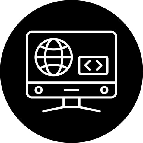 Stem Science And Tech Emblem Line Circle Inverted 67350143 Vector Art