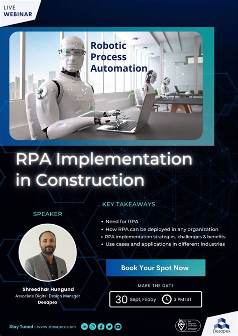 Sasi Ganesh En Linkedin Webinar Efficiency Rpa Roboticprocessautomation Construction…