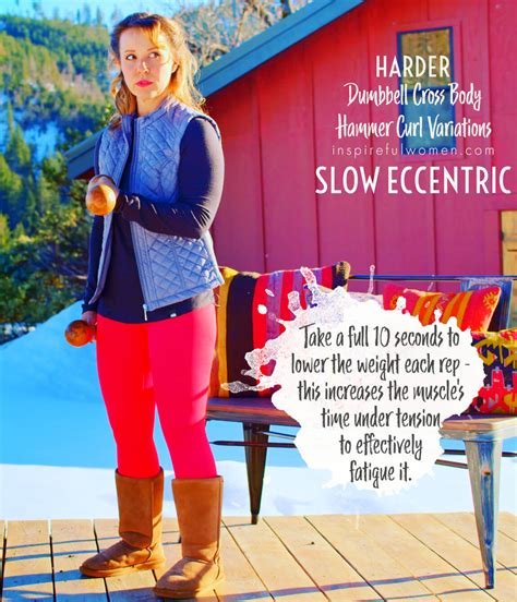 Dumbbell Cross Body Hammer Curl Inspireful Women