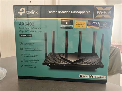 Tp Link Ax5400 Wifi6 Router Computers And Tech Parts And Accessories Networking On Carousell