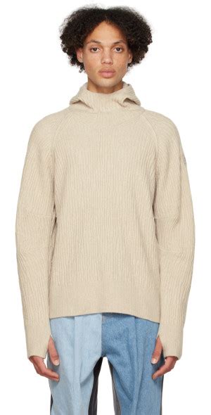 ader error beige clava hoodie