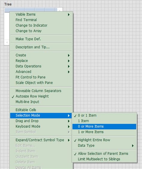 select multiple items in tree control ni community
