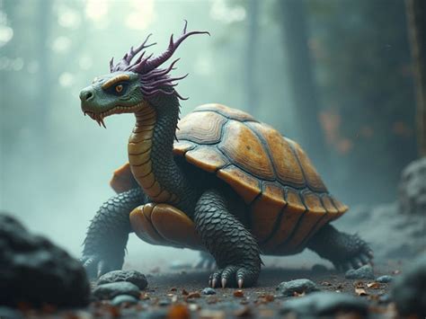 The Dragon Turtle In Chinese Mythology And As Feng Shui Cure