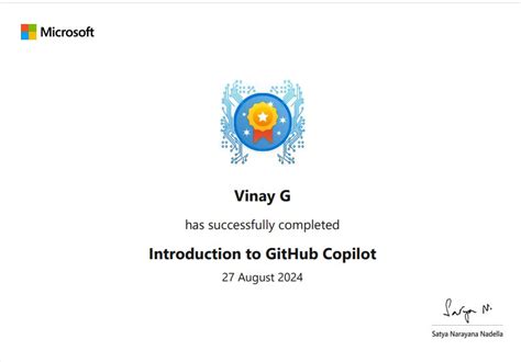 Vinay G On Linkedin Githubcopilot Microsoftlearn