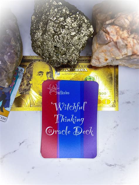 The Hextasies Witchful Thinking Oracle Deck Mini Card Deck Etsy