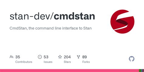 Github Stan Devcmdstan Cmdstan The Command Line Interface To Stan