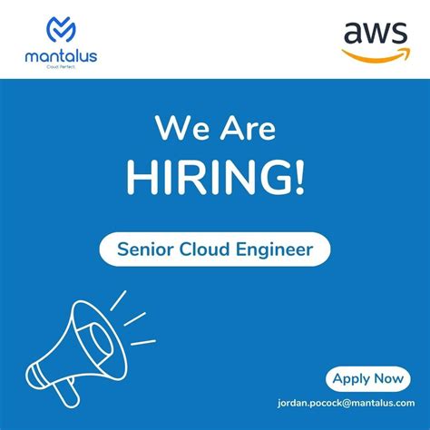 Mantalus On Linkedin Hiring Awscloud Awsjobs Awspartner Aws Mantalus