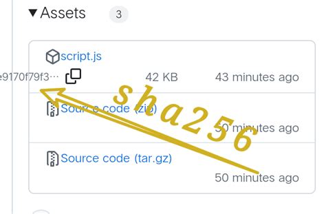 Github Release 加了一个显示 Sha256 的功能 前沿快讯 Linux Do