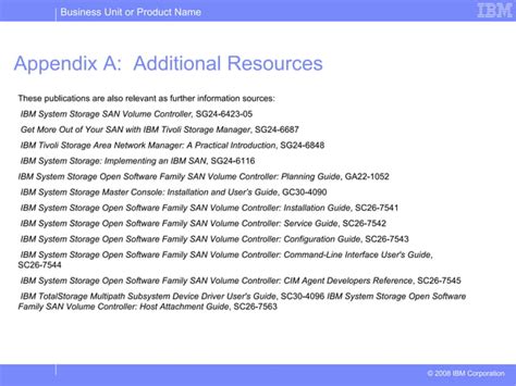 IBM SAN Volume Controller Performance Analysis PPT Operating Systems Computer Software And