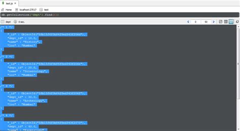 python robomongo how to export aggregation results to a csv file