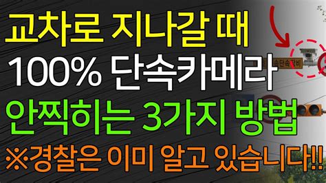 교차로 신호위반 100 단속카메라 안찍히는 3가지 방법 황색신호 빨간불 점멸신호 경찰은 이미 알고 있습니다 Youtube