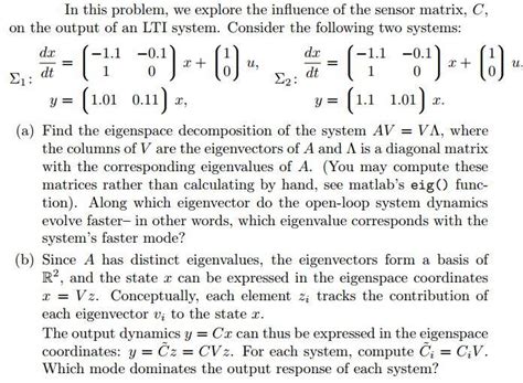 Solved In This Problem We Explore The Influence Of The